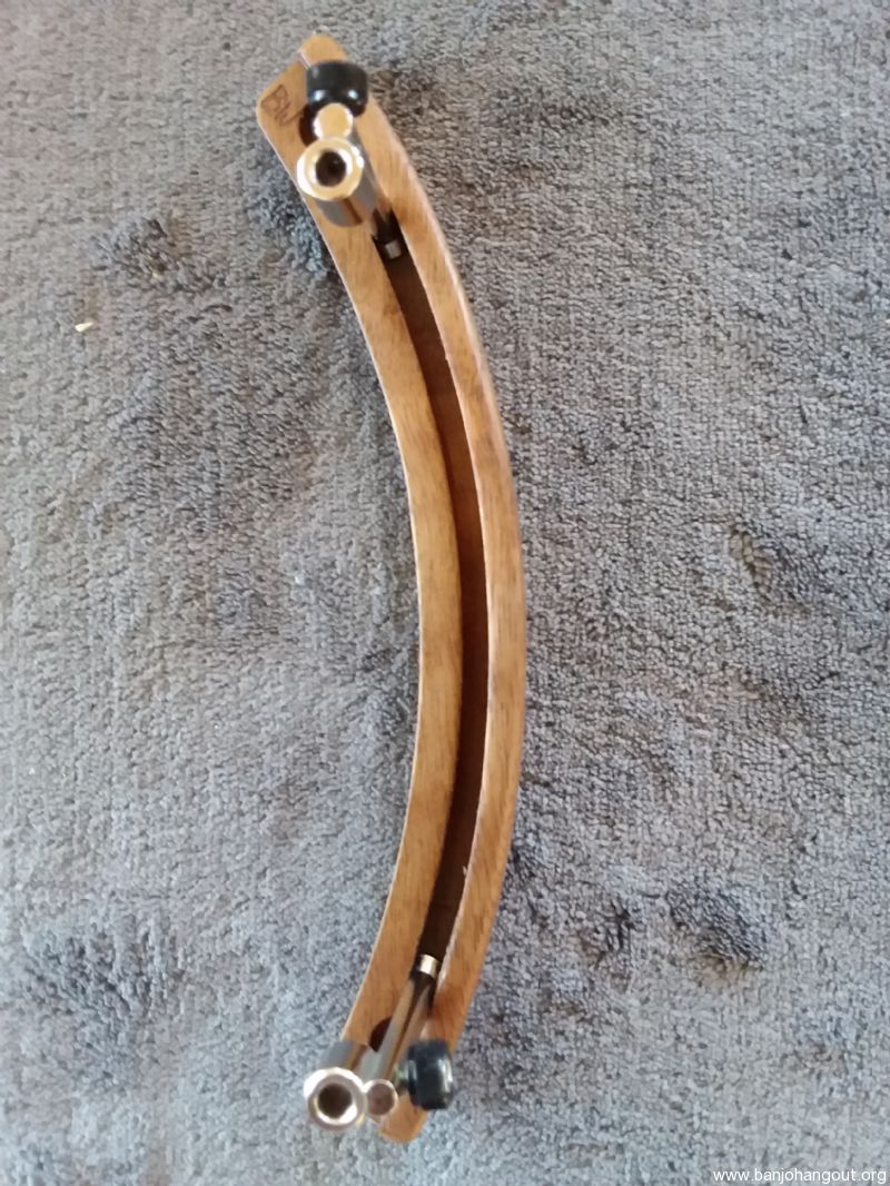 SOLD: Banjomate Thinline Banjo Armrest, Black Walnut 12" - Banjo Hangout