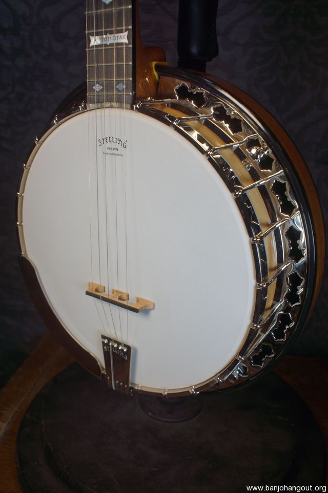 2018 Stelling AFTON STAR 5 string Banjo CLEAN and Light Weight with ...