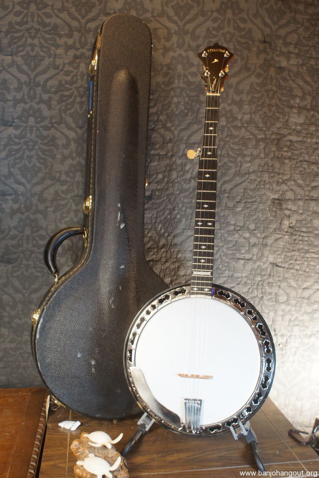 2016 Stelling AFTON STAR 5 string Banjo Light Weight with Hardshell ...