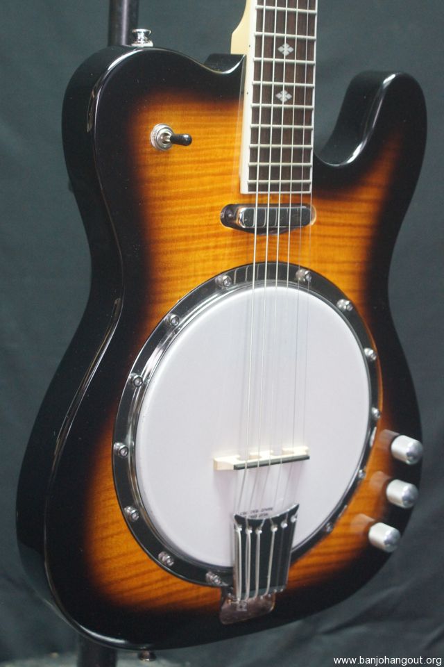 New Gold Tone ES Banjitar: 6 STRING Electric Banjitar Banjo Guitar ...