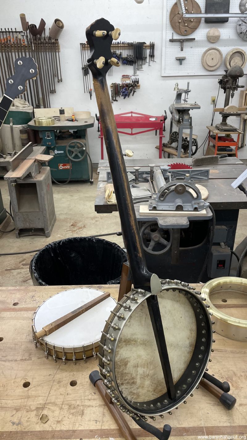 ON HOLD PP - HC Nelson Banjo - 12" Rim, 27.75" Scale Length - Used ...