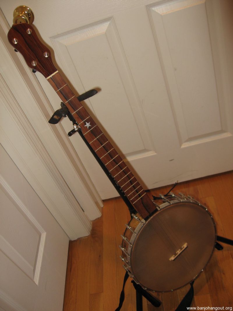 Chuck Lee Lone Star Open Back w/ Tony Pass Lost Timber pot - Used Banjo ...