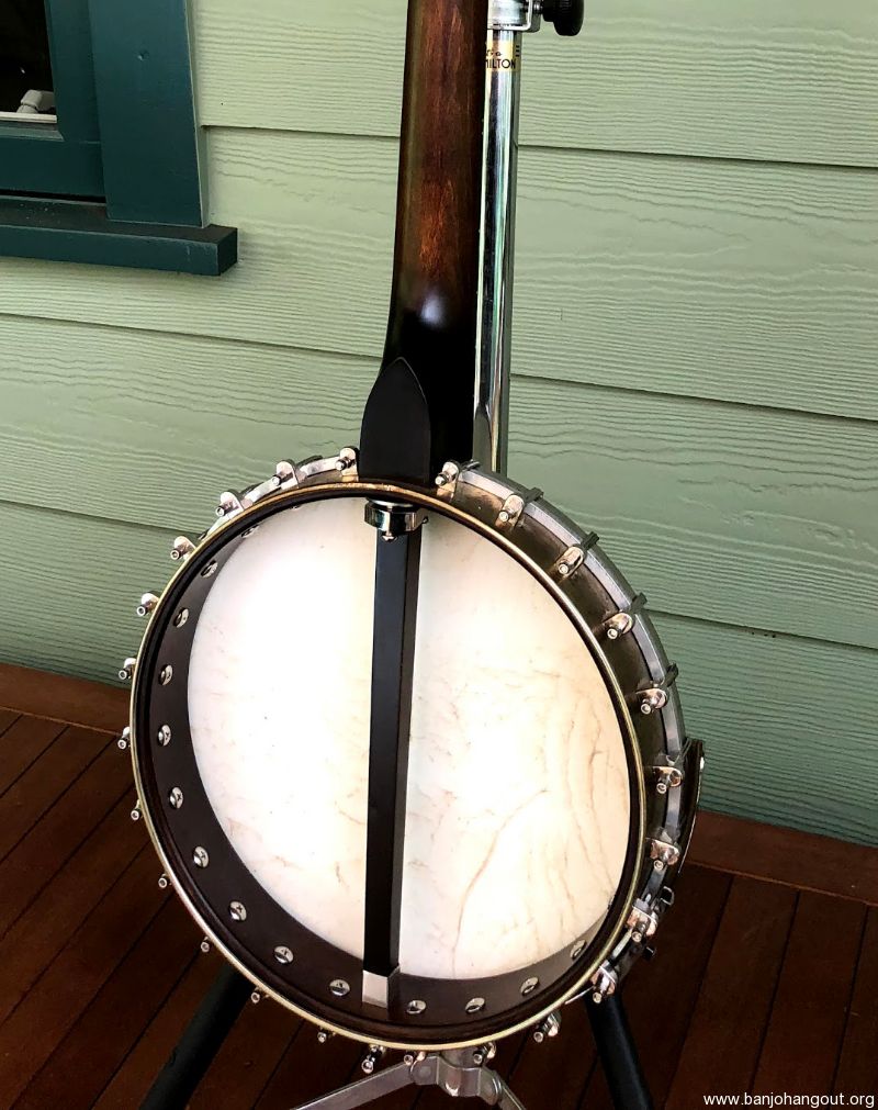 WL-250+ White Ladye Banjo w/ Tree of Life Inlay - Used Banjo For Sale ...
