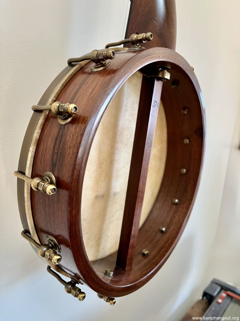 Brooks Masten 11" Burl Walnut Banjo - Used Banjo For Sale at BanjoBuyer.com