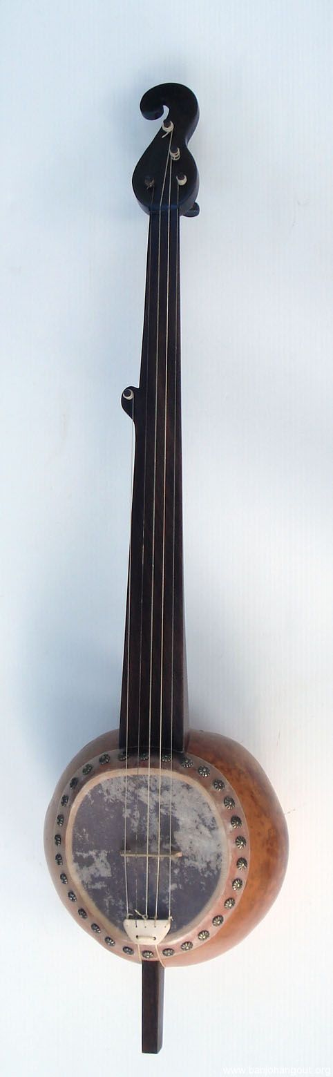 Fretless Clarke Buehling Sweeney style Gourd Banjo - Used Banjo For ...