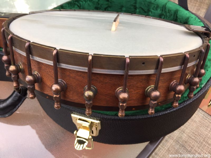 Mint Ome Walnut 12" Flora Banjo - Used Banjo For Sale at BanjoBuyer.com