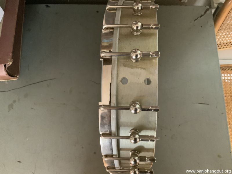 SOLD: ODE style Aluminum banjo pot - Banjo Hangout