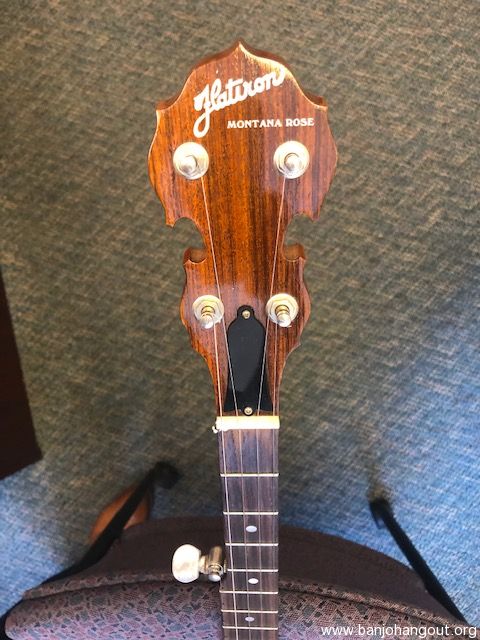 Flatiron Montana Rose - Used Banjo For Sale at BanjoBuyer.com