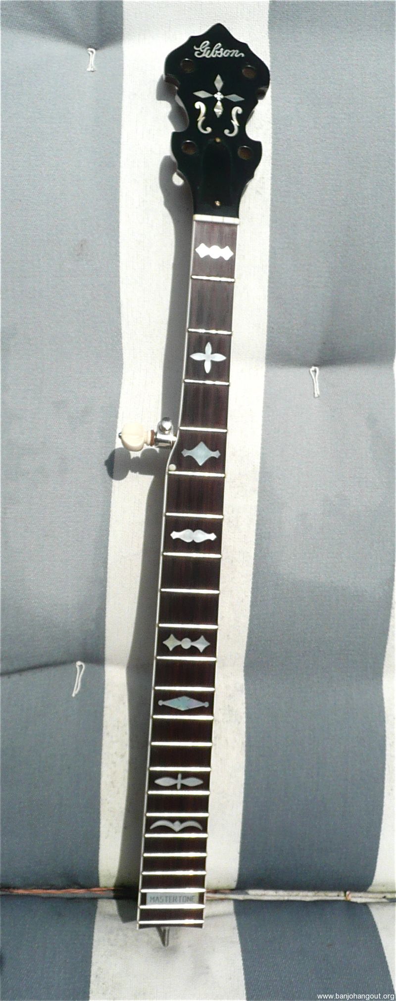 'RB-75 Mack Crow' Neck For One Piece Flange Gibson Mastertone ...