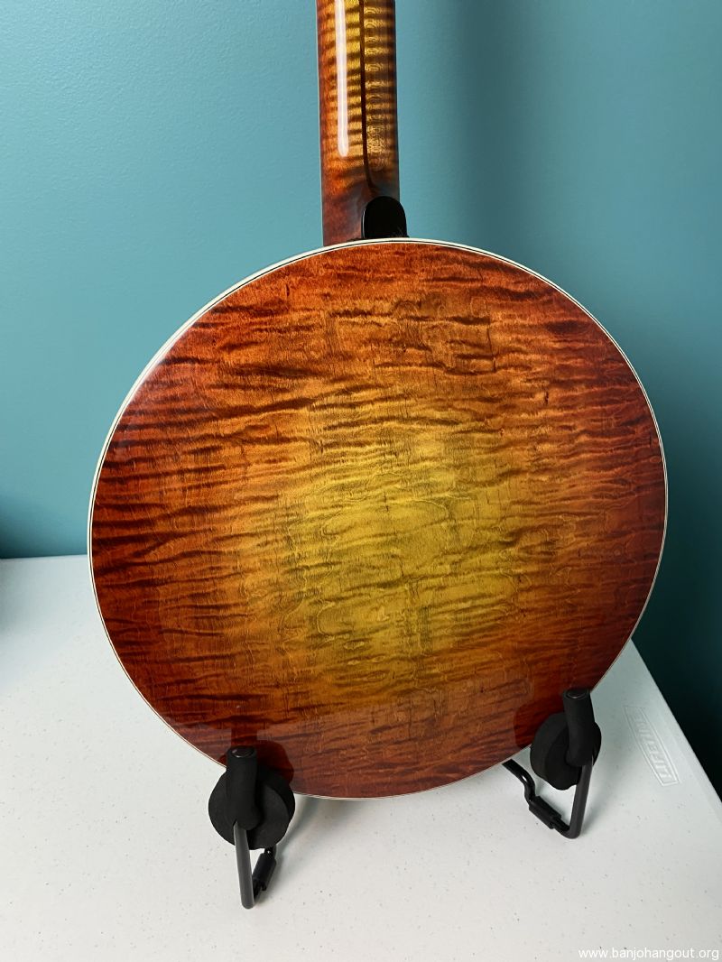 Hopkins Gold Phoenix with Tony Pass Rim - Used Banjo For Sale at ...