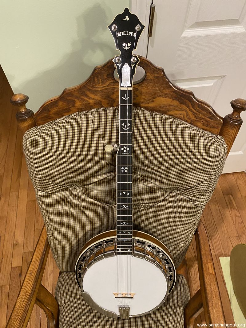 Stelling Bellflower in Walnut - Used Banjo For Sale from Banjo Vault