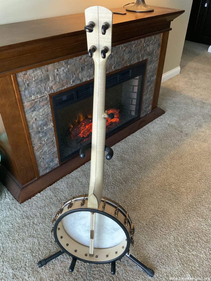 Custom Pisgah - 12” Curly Maple Wonder - Used Banjo For Sale at ...