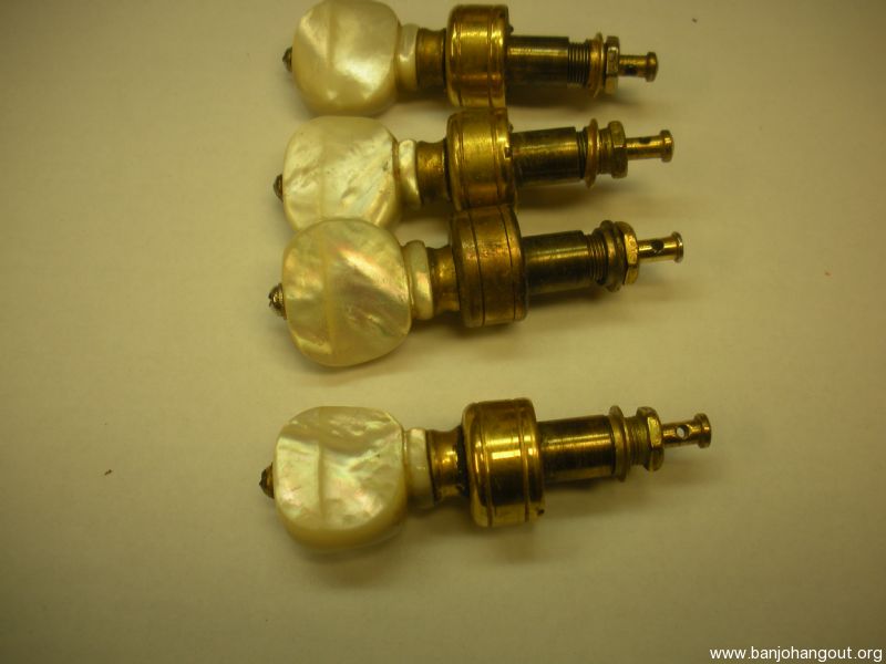SOLD: Original Gold Grover 2 band tuners with Pearl Buttons {SOLD ...