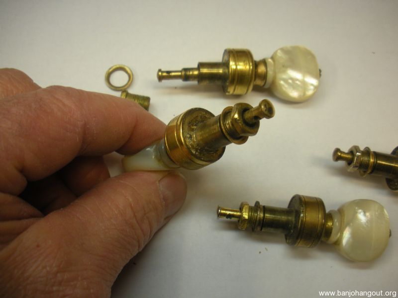 SOLD: Original Gold Grover 2 band tuners with Pearl Buttons {SOLD ...