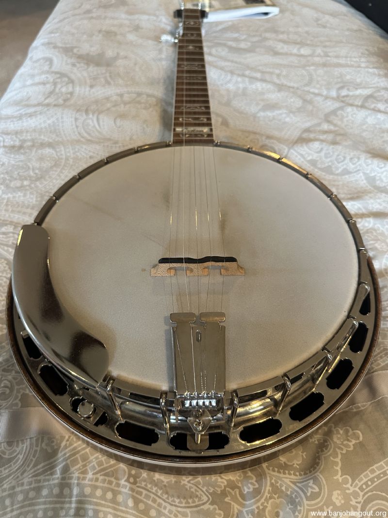 SOLD: Hatfield walnut custom banjo, 2004. - Banjo Hangout