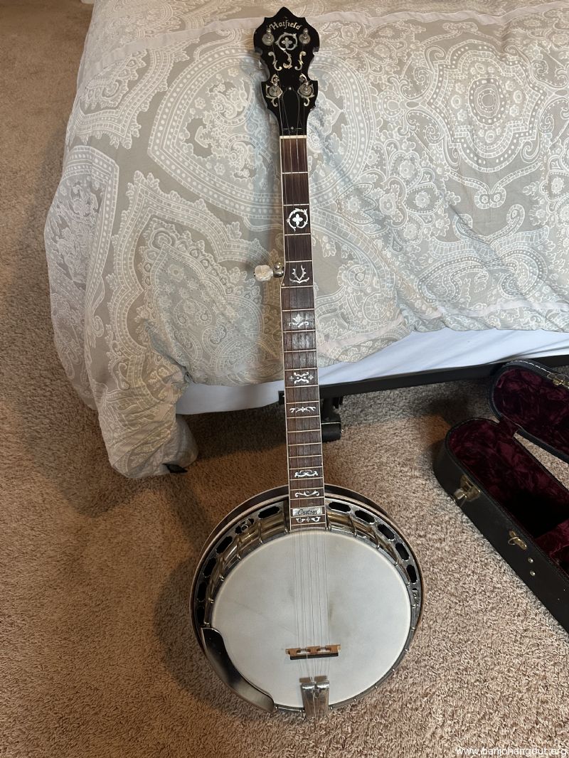 SOLD: Hatfield walnut custom banjo, 2004. - Banjo Hangout