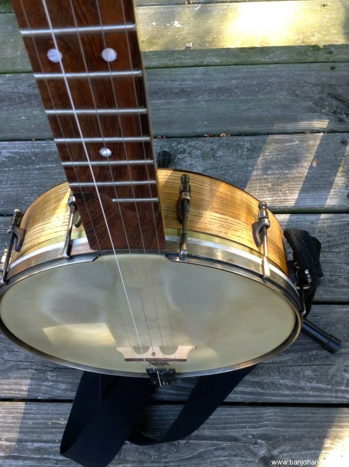 Rushings Whyte Layde Ash Wood Banjo 4 inch. Block Rim Slotted Headstock ...
