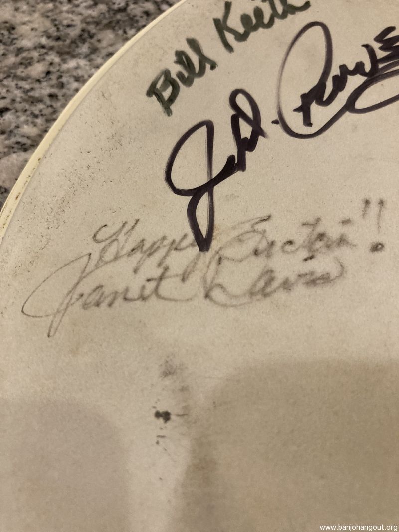 Signed by 10 Greats (Pete Seeger, Roy Clark, Earl Scruggs + More) 70s ...