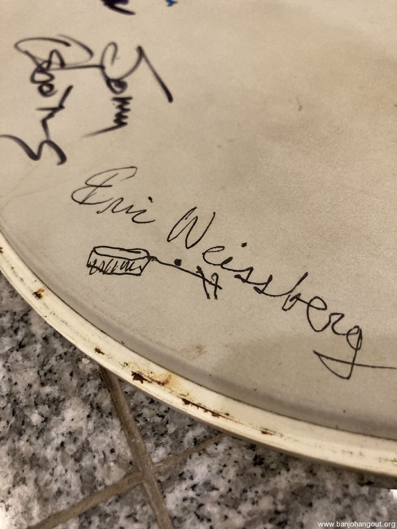 Signed by 10 Greats (Pete Seeger, Roy Clark, Earl Scruggs + More) 70s ...