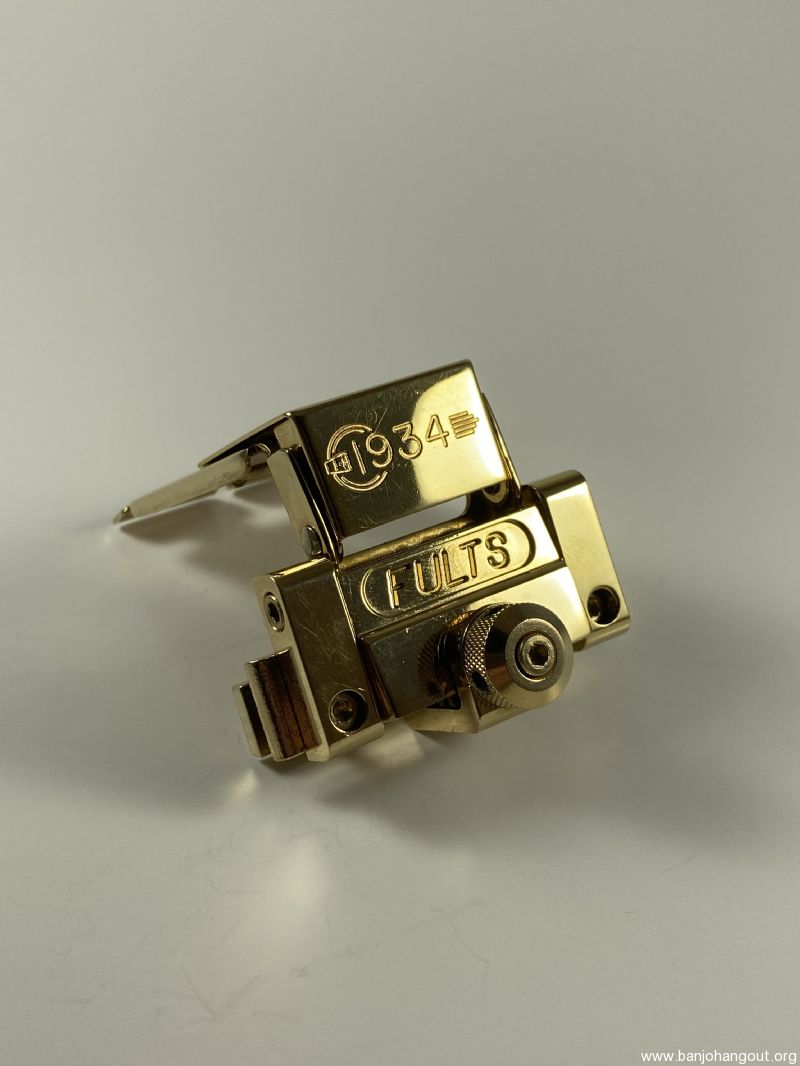 PENDING Tailpiece - Fults - Presto - Gold Plated - Granada - Used Banjo ...