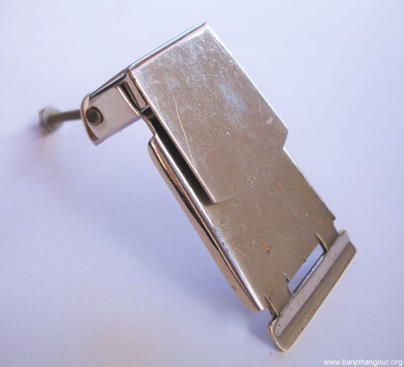 SOLD: Presto Style 5-String Tailpiece, Nickel - Banjo Hangout