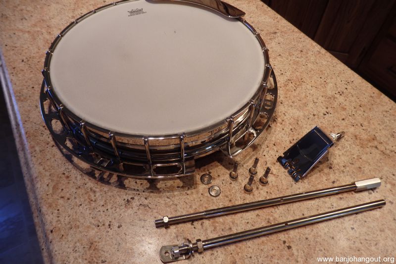 SOLD: Recording King Pot Assembly with Resonator - Banjo Hangout