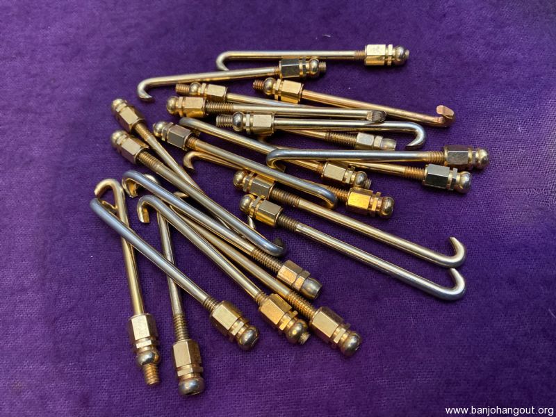 SOLD: Gold Plated Hooks and Nuts - Banjo Hangout