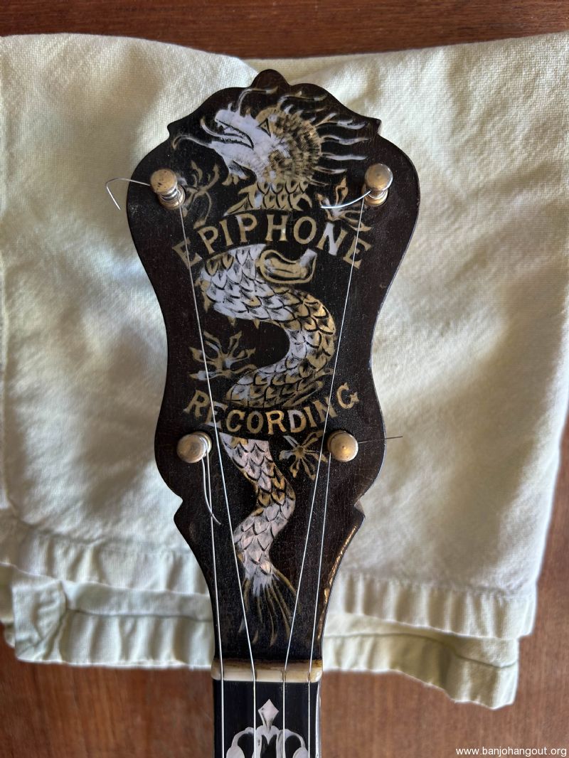 Epiphone Recording Plectrum “Concert Art” 1925-1927 "Dragon Head ...