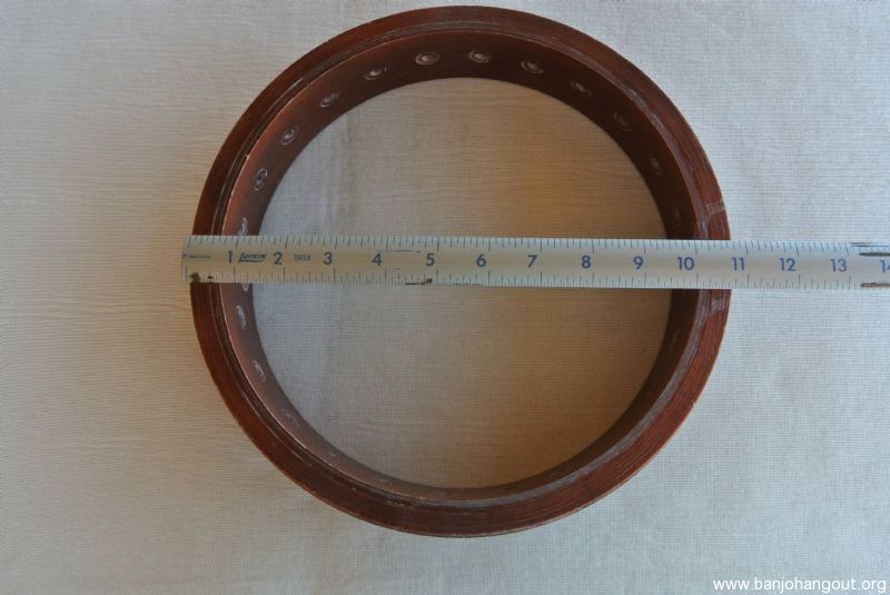 Nice 3-Ply 10 7/8" Rim Cut For "Tone Ring - Banjo Hangout
