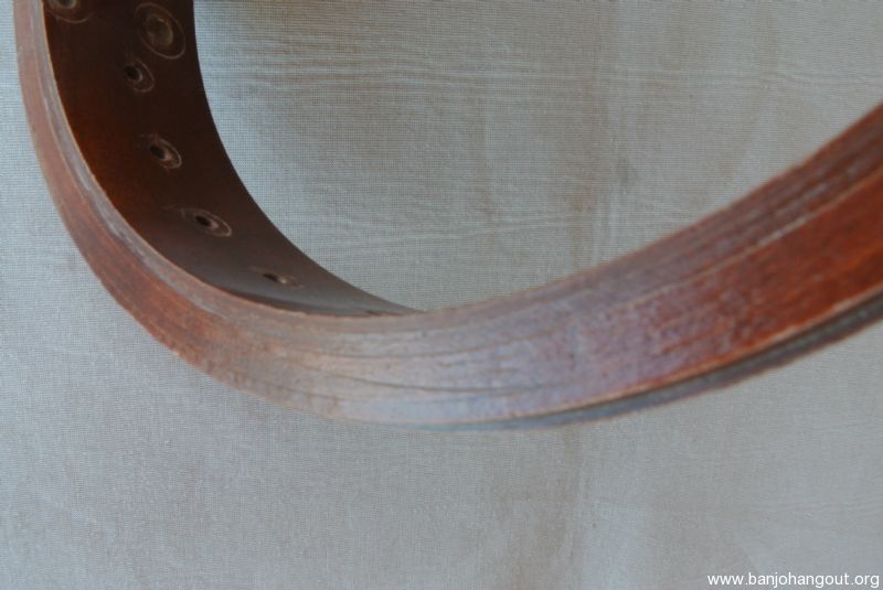 Nice 3-Ply 10 7/8" Rim Cut For "Tone Ring - Banjo Hangout