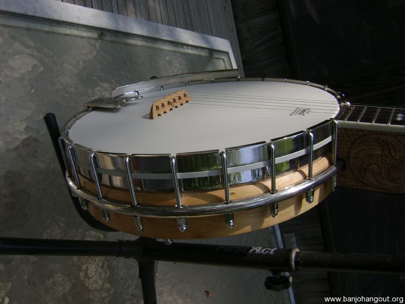Beautiful Custom Made 5 String Open Back Banjo with Case - Used Banjo ...