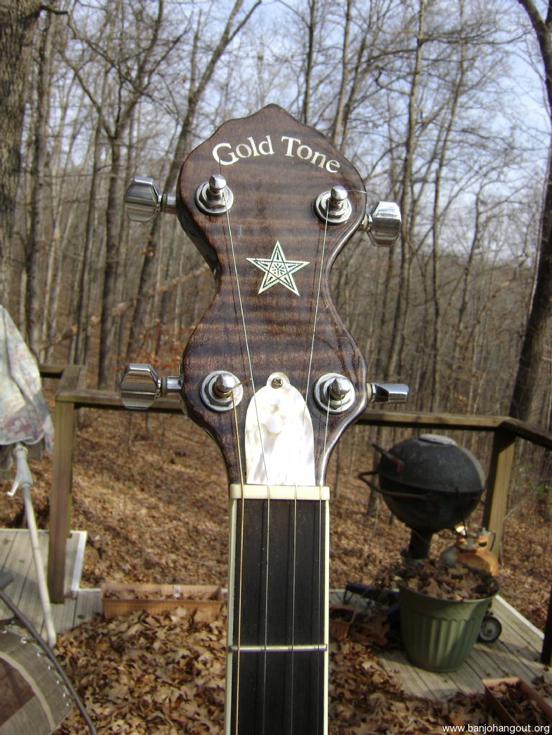 For Sale - **ON HOLD**Custom Made Long Neck 5 String Banjo with Gold ...