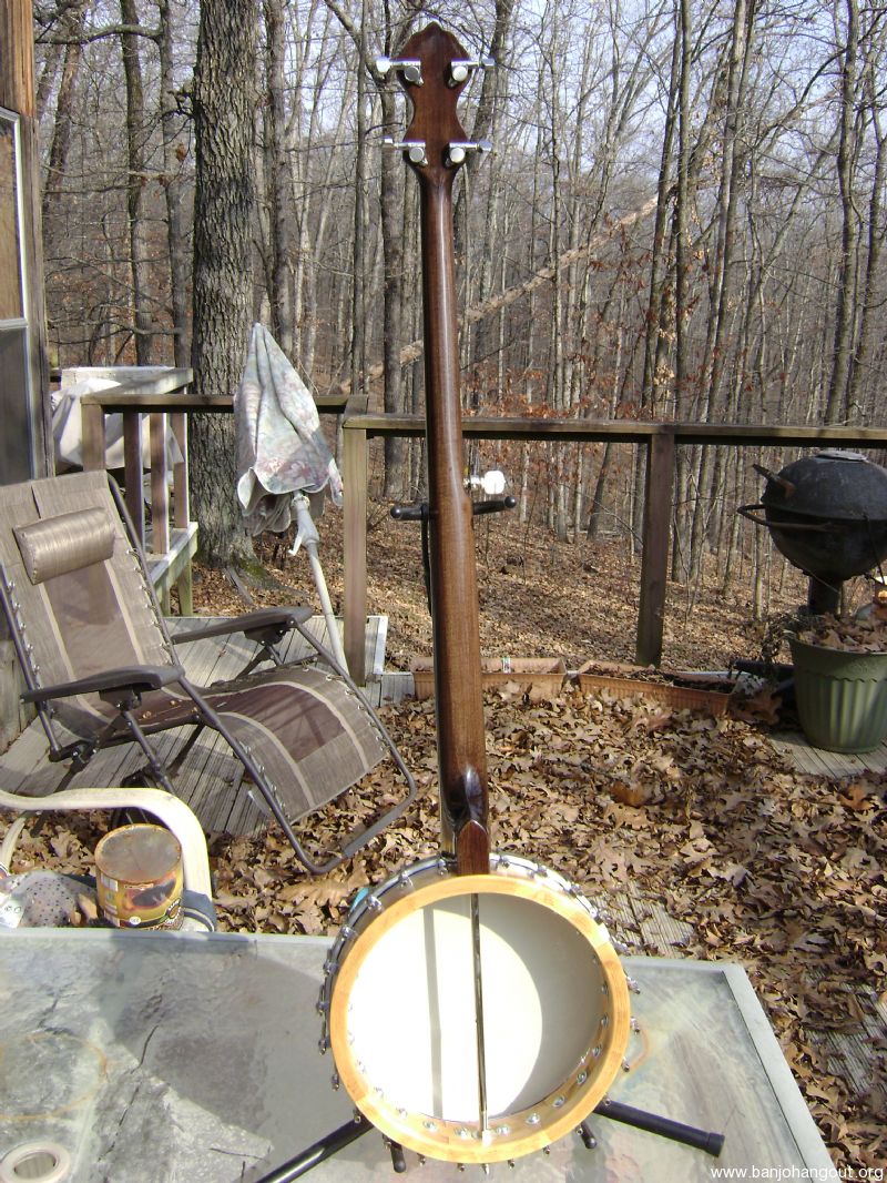 **ON HOLD**Custom Made Long Neck 5 String Banjo with Gold Tone Neck ...