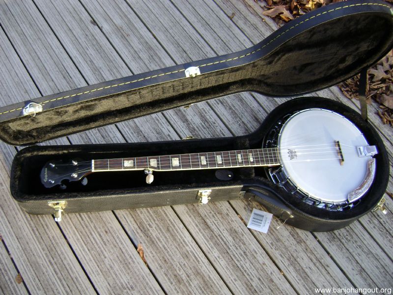 "SOLD SOLD" NICE BEGINNER 5 STRING RESONATOR BANJO WITH NEW CASE - Used ...