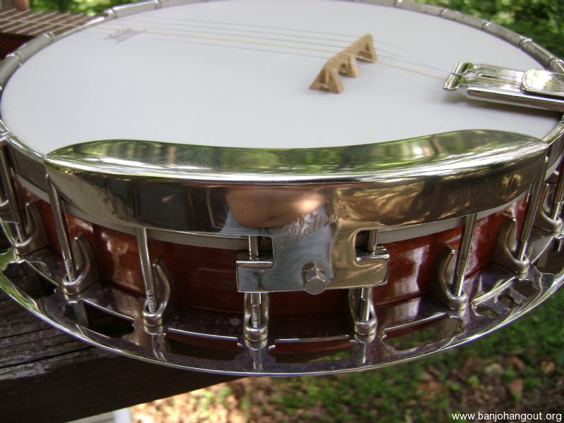 "SOLD PENDING PAYMENT" FLATIRON "MONTANO ROSE" 5 STRING BANJO AND CASE ...