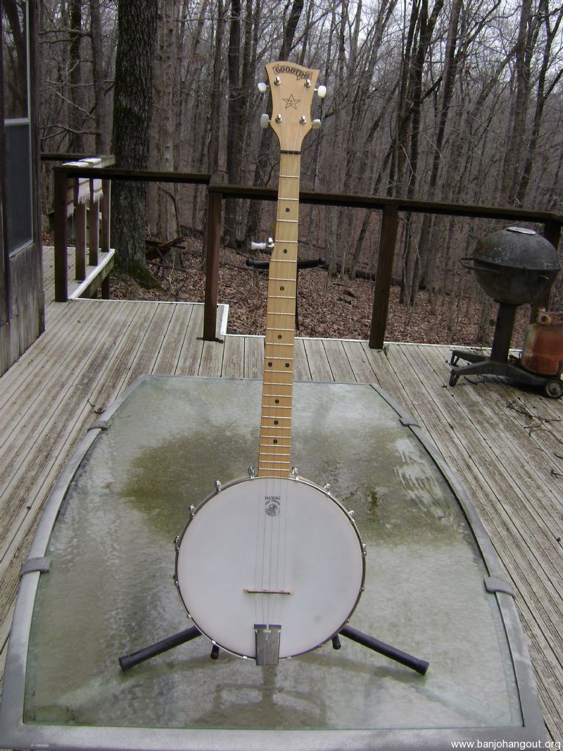 **SALE PENDING**DEERING GOODTIME 5 STRING OPEN BACK BANJO & DEERING GIG ...