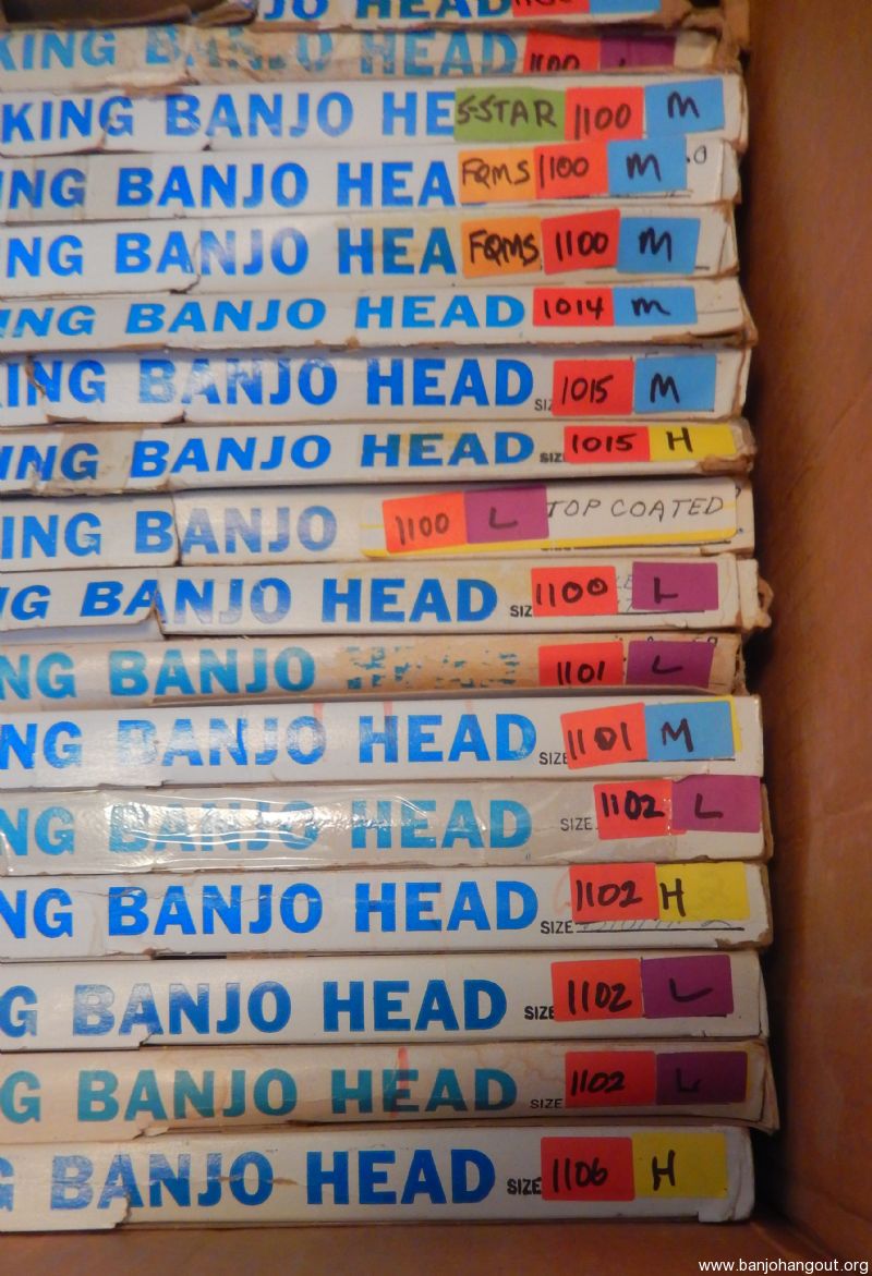Remo Weather King Banjo Heads In (Almost) All Sizes + Liberty and ...