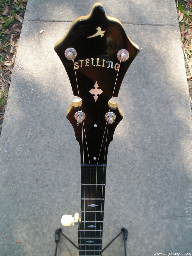 SOLD: 1978 Stelling White Star - Banjo Hangout