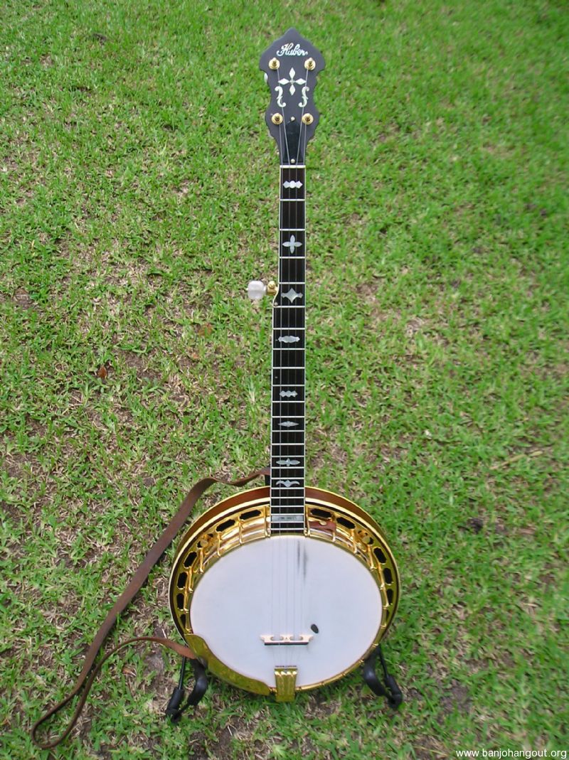 2007 Huber Jim Mills Model - Gold Plated - Mahogany - Used Banjo For ...