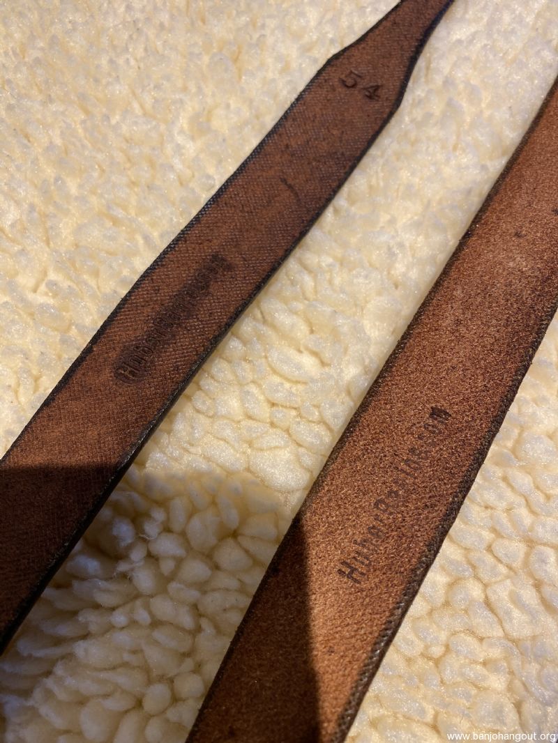 SOLD: Huber 54” Banjo Straps - Banjo Hangout