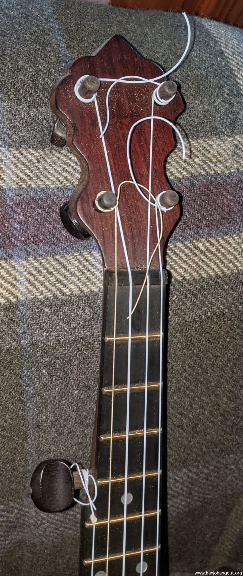 SOLD - Haynes "Bay State" Banjeurine - 12.5" pot - Used Banjo For Sale ...