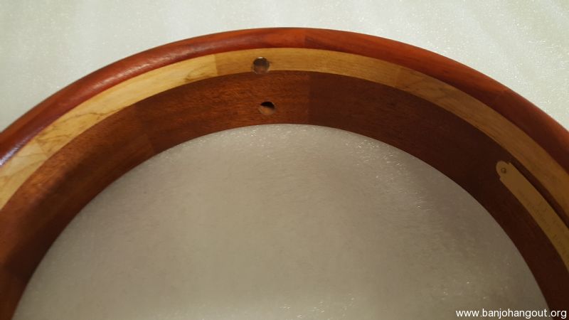 SOLD: Beautifully crafted hybrid banjo rim - Banjo Hangout