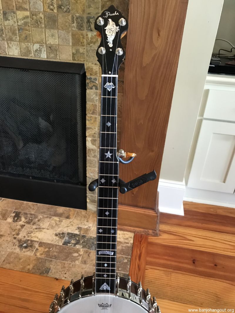 Prucha Premium Gryphon Open Back LEFT-HANDED - Used Banjo For Sale at ...