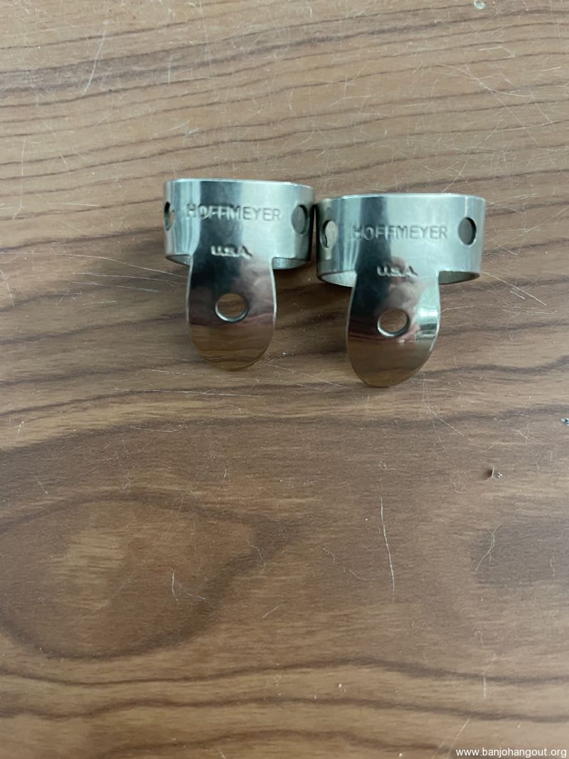 SOLD: Hoffmeyer Custom style finger picks(sold pending payment) - Banjo Hangout