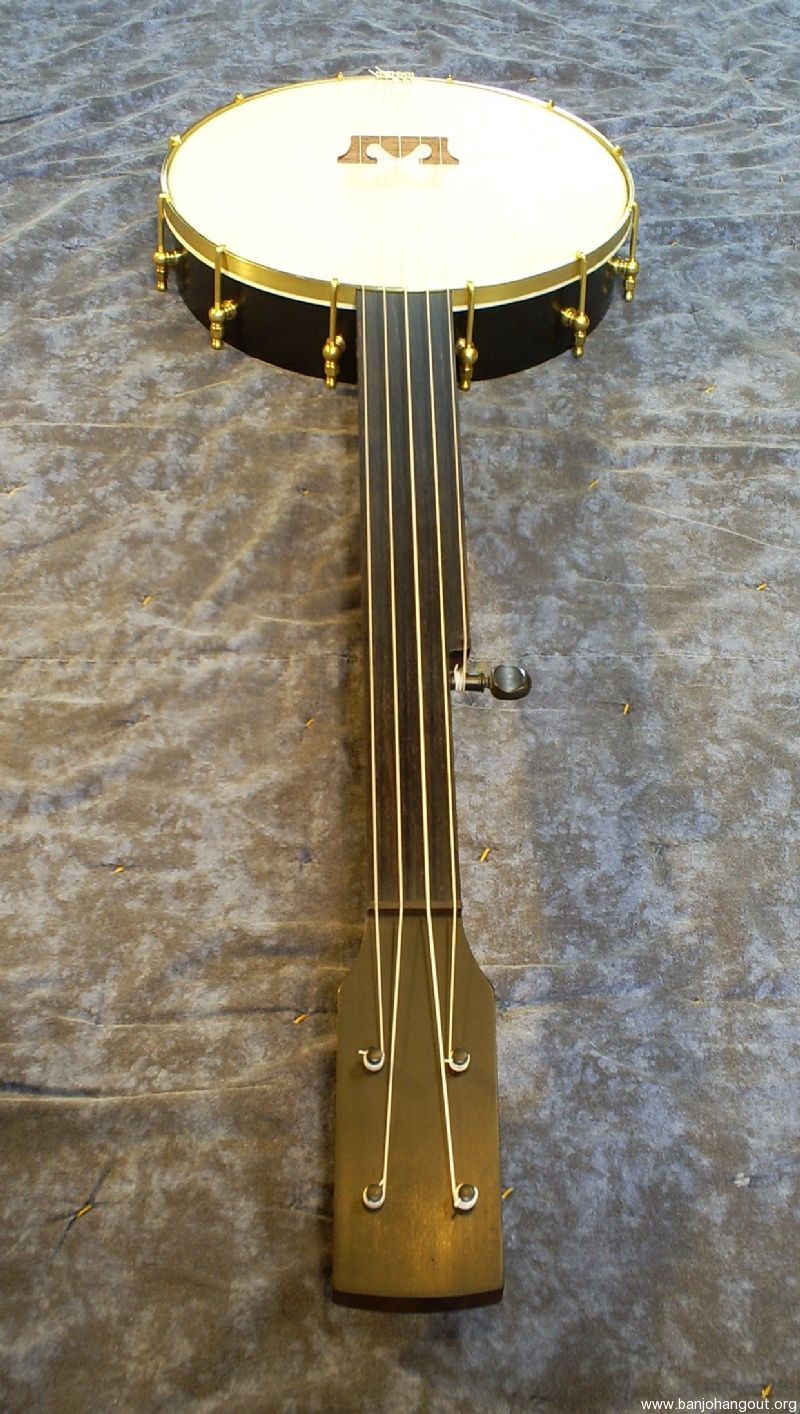 New J. Mogi "Modern Minstrel" low-tuned fretless - Used Banjo For Sale ...