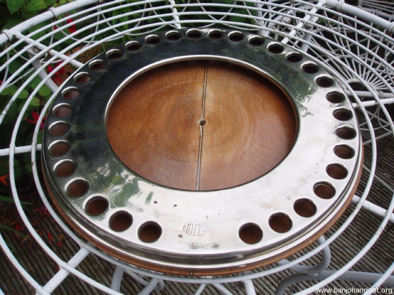SOLD: Elton Hubcap Resonator SOLD - Banjo Hangout