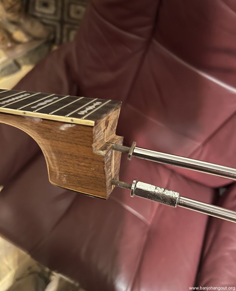 SOLD: Fender Artist 5 string banjo neck with coodinator rods and tuners ...