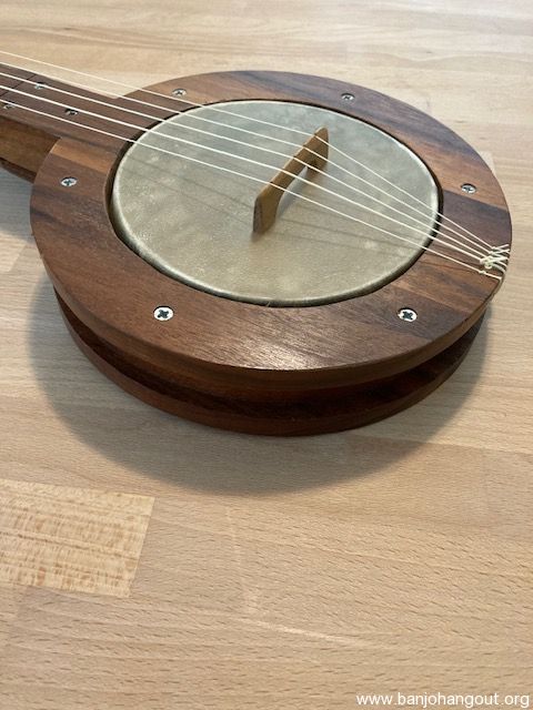 Noah Cline 5-string fretless Mountain Style banjo, number 22 - Used ...