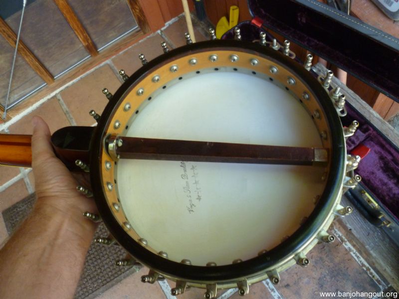 SALE PENDING 1958 Vega Pete Seeger Banjo with original calf skin head ...