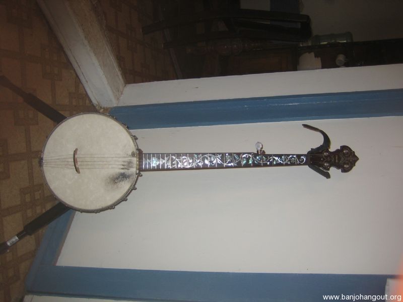 Openback banjo, fancy inlay -- OR parts thereof! - Used Banjo For Sale ...